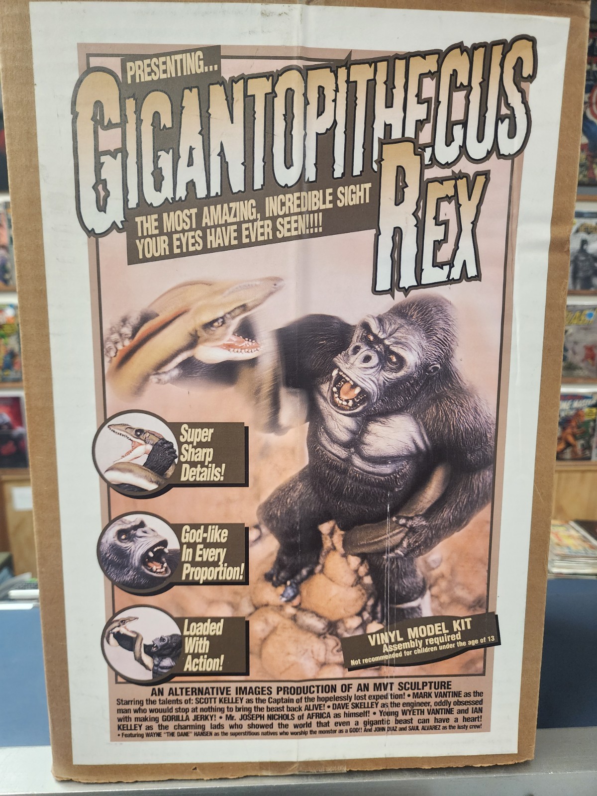 Gigantopithecus Rex Vs Kong Model Kit By Alternative Images. Mint ...