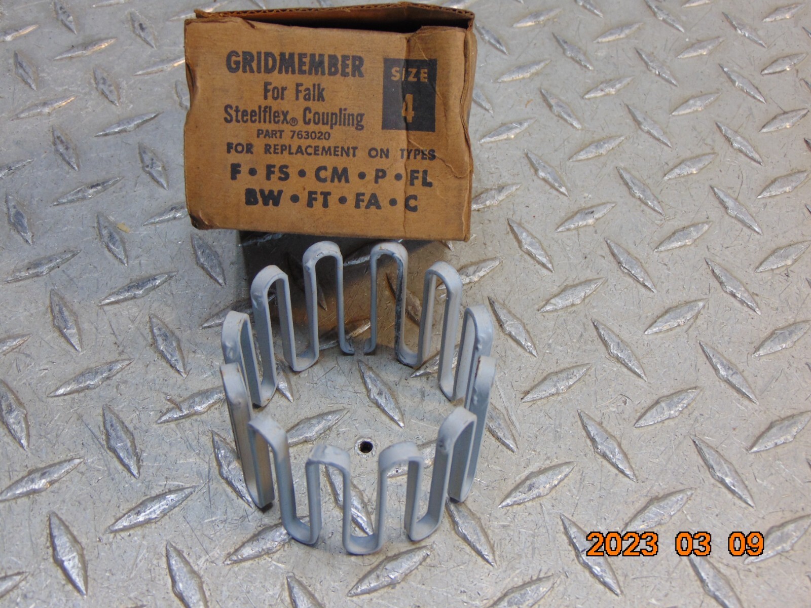 GRIDMEMBER 763020 SIZE 4 REPLACEMENT for FALK STEELFLEX COUPLING - FREE ...