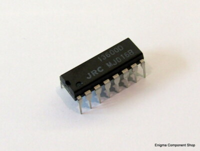 1/2/5 x LM13600N/ NJM13600D Dual Transconductance Op-Amp. 16-pin DIL ...