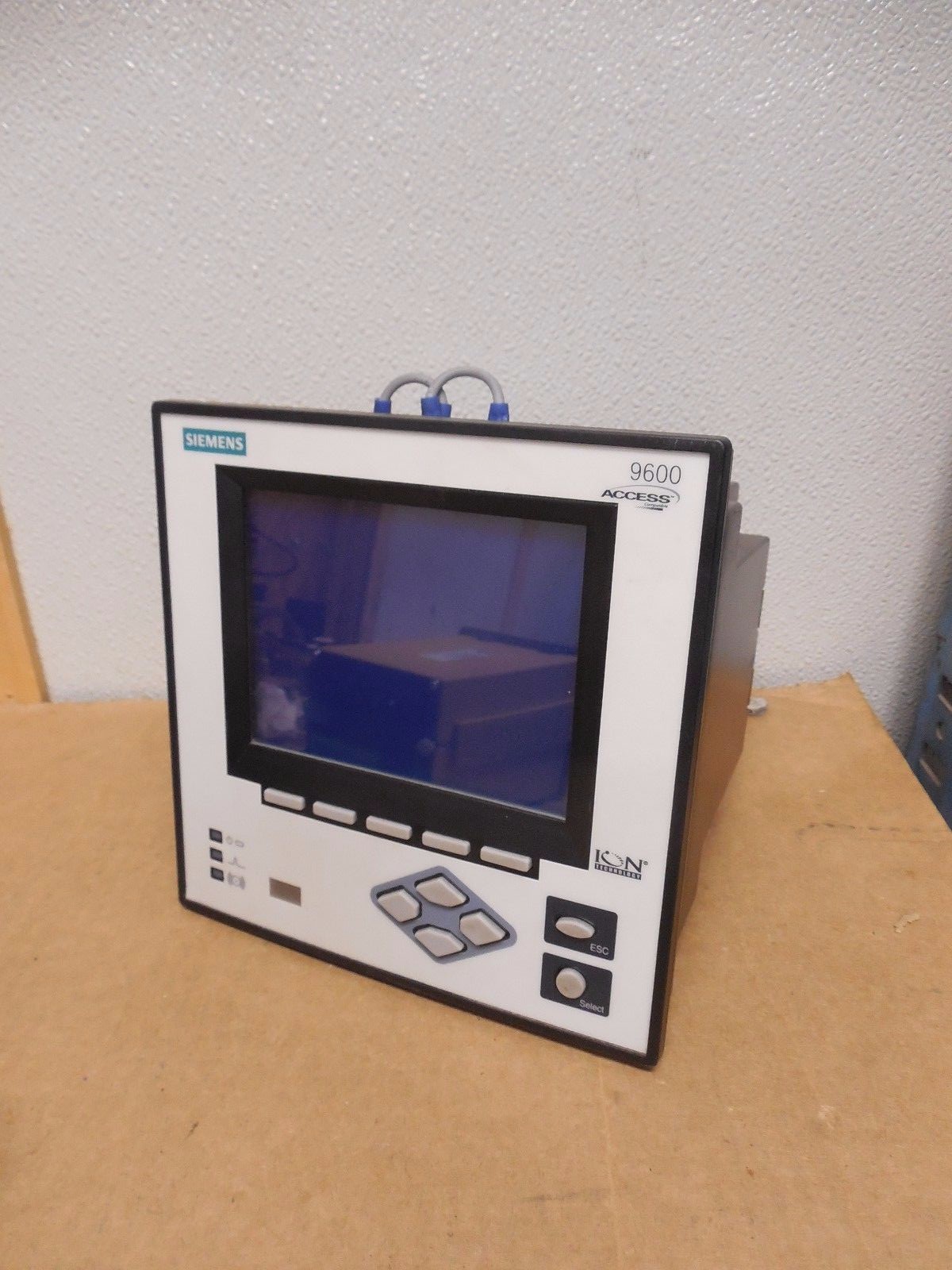 SIEMENS ION TECH ETHERNET ACCESS POWER METER DISPLAY PANEL 9600 9600DC ...