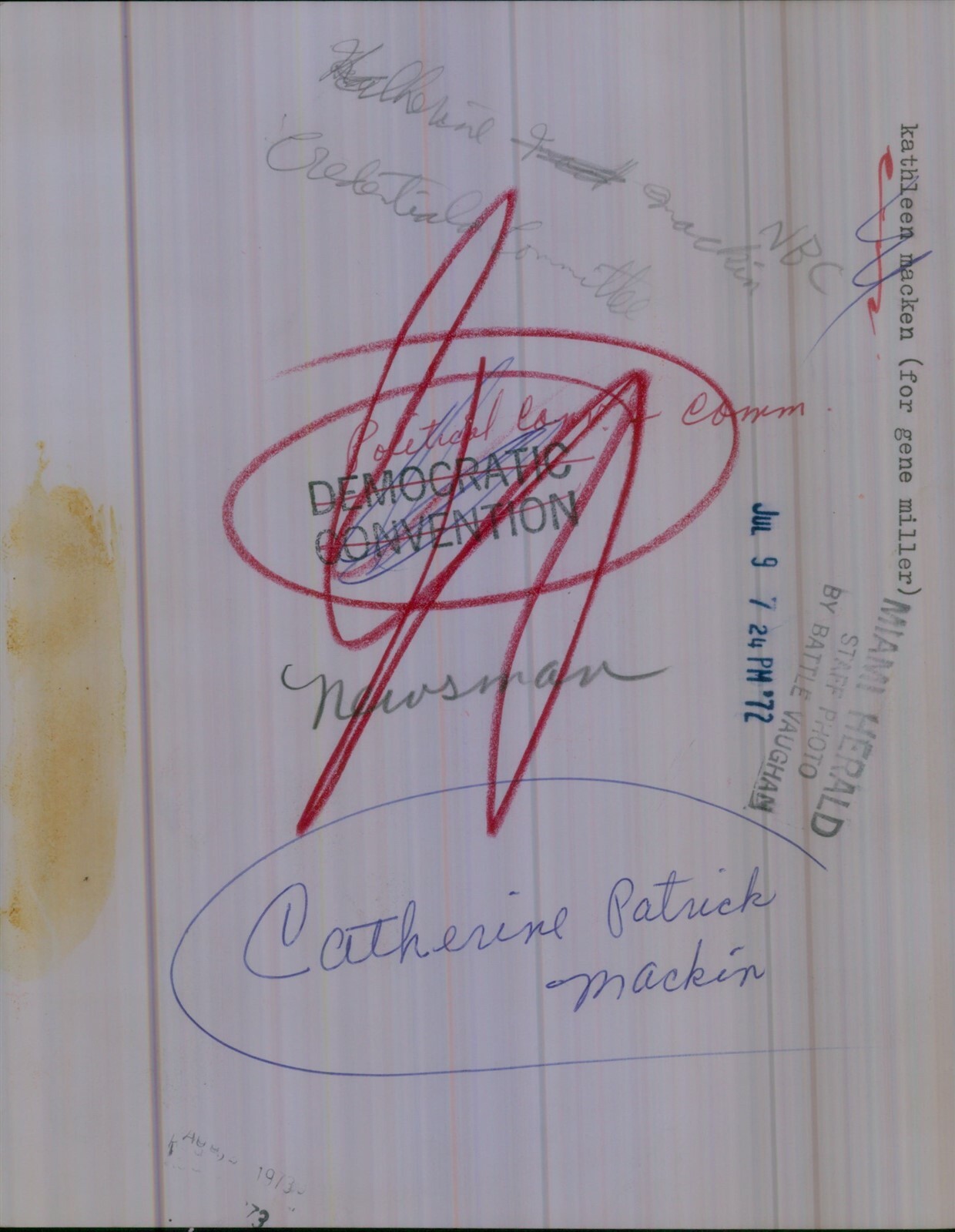 LG860 '72 Original Battle Vaughan Photo CATHERINE PATRICK MACKIN News ...