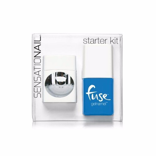 FUSE Gelnamel Starter Kit w LED Light Lamp - Sonic Blue - BNIB - Nail ...