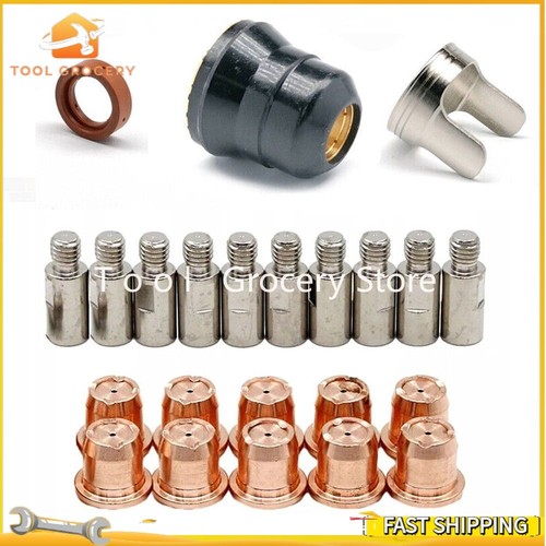 23PCS Plasma Drag Tip Kit for CUT-55DS Pro CUT-65DS Non-HF IPT40 Torch ...