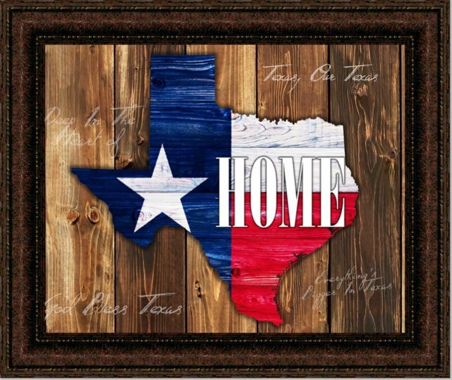 Texas Home | Canvas or Framed Print Texas Art | eBay