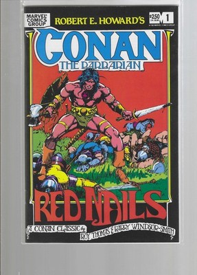 CONAN The BARBARIAN RED NAILS #1 1983 Barry Windsor Smith Baxter Paper ...