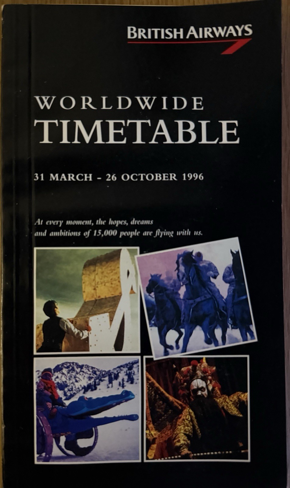 BRITISH AIRWAYS WORLDWIDE TIMETABLE SUMMER 1996 | eBay