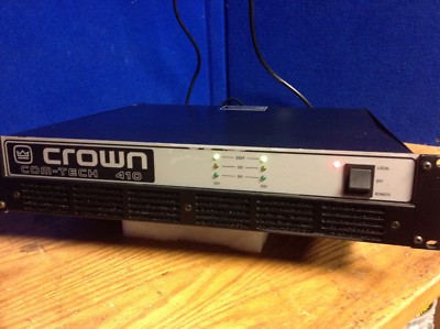 Crown Power Amplifier Com-Tech 410 | eBay