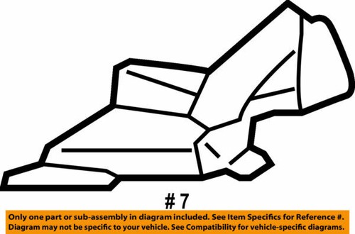 53867-60040 Toyota Seal, front fender to cowl side, lh 5386760040, New ...