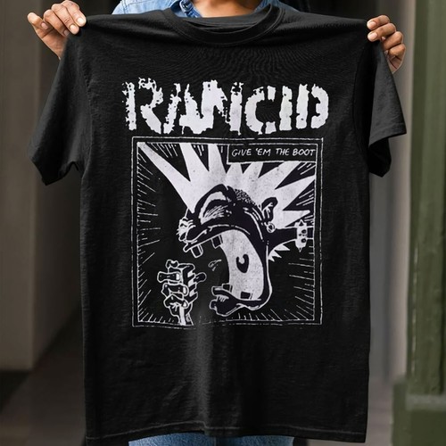 Rancid Band Music VTG 90s Black Size S-3XL Gift Shirt | eBay