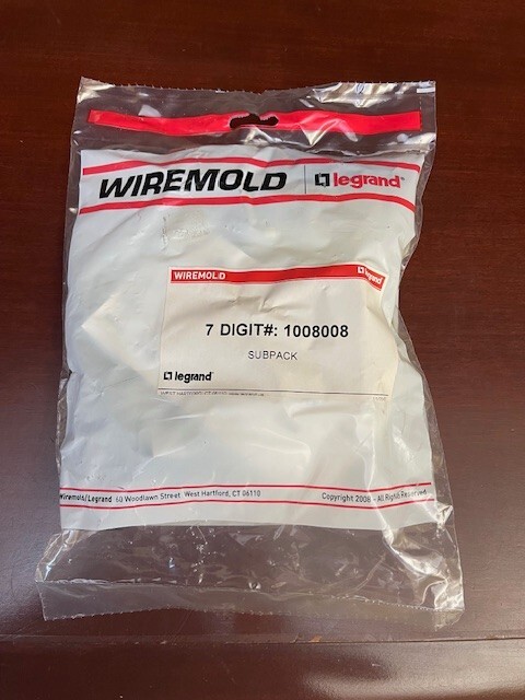NEW- Legrand 1008008-RC4 Wiremold Raceway Networking Subpack for sale ...