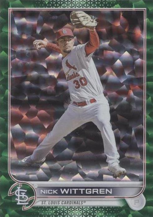 2022 Topps Update Series - Nick Wittgren #US202 Green Foil /499 for ...