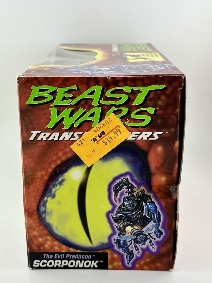 TRANSFORMERS BEAST WARS EVIL PREDICON 'SCORPONOK' KENNER HASBRO 1995 ...
