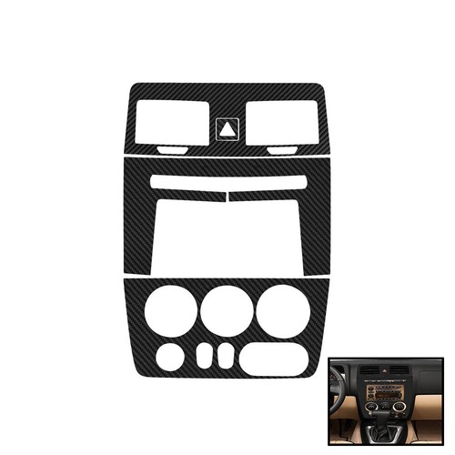 Vehicle Carbon Fiber Center console Trims Stickers For Hummer H3 06 ...