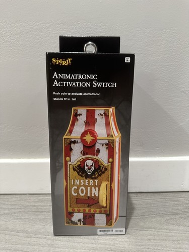 New Spirit Halloween 2024 Carnival Coin Machine Animatronic Activator ...