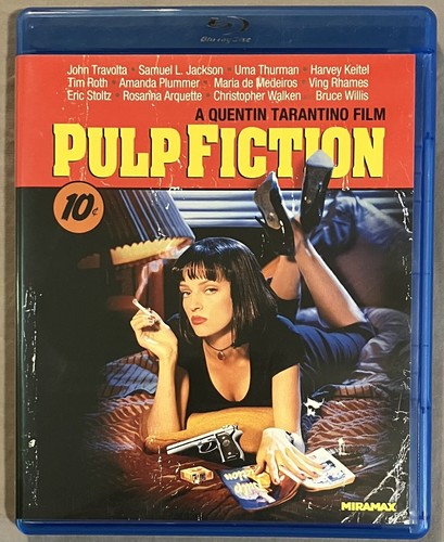 Pulp Fiction (Blu-ray, 2011, Widescreen) John Travolta/Bruce Willis/Uma ...