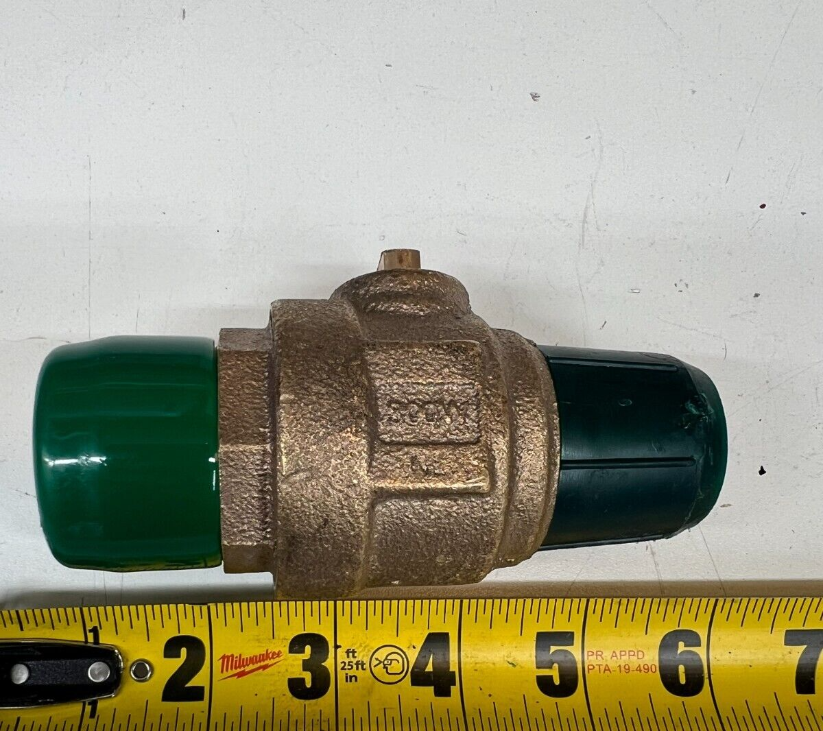 1" AY McDonald Ball Style Corp Stop w/o Nut AWWA x Flare #74701BL 5133 ...