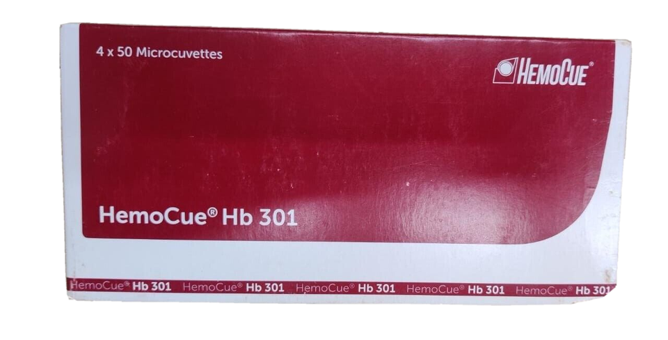Microcuvette Hemocue Hb 301 Hemoglobin Hgb 50 Microcuvettes Per Bottle ...
