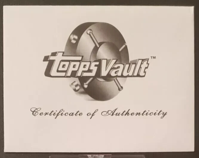 1992 Bowman Chipper Jones Topps Vault Proof Card 1/1 Not 1991 Desert ...