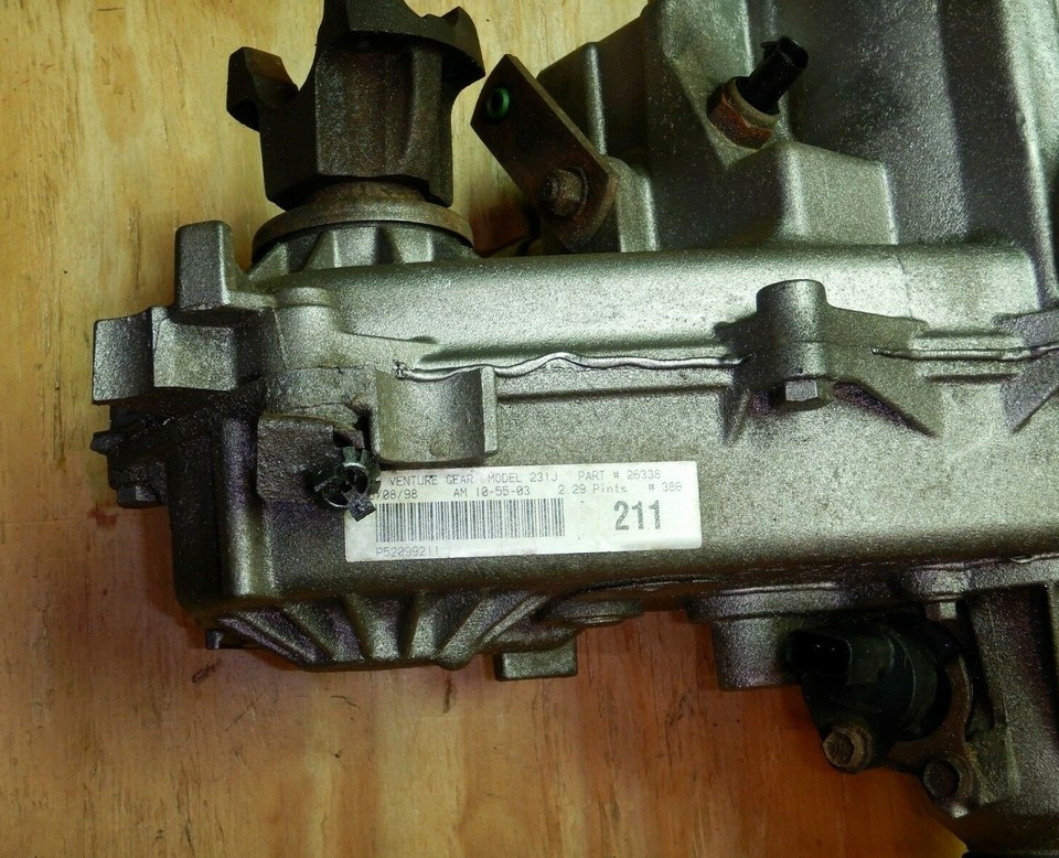 Jeep Wrangler TJ 97-02 231 J Transfer Case 23 Spline Long Input NV231 ...