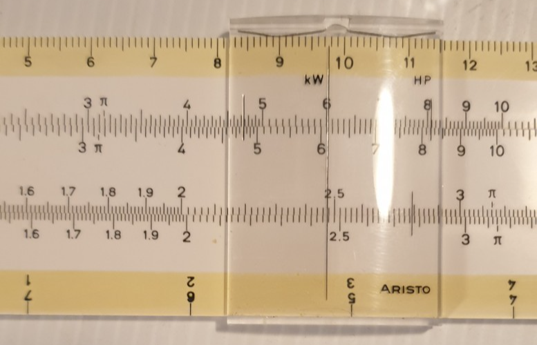 ARISTO‑SIMPLEX 0911 Vintage 1960s Plastic Slide Rule Made in Germany ...