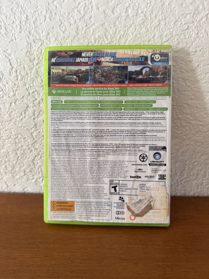 The Crew (Microsoft Xbox 360, 2014) 887256000455| eBay