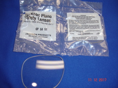 (2) Jackson Replacement lenses safety glasses 1481-0055 Clear CP-58 ST ...