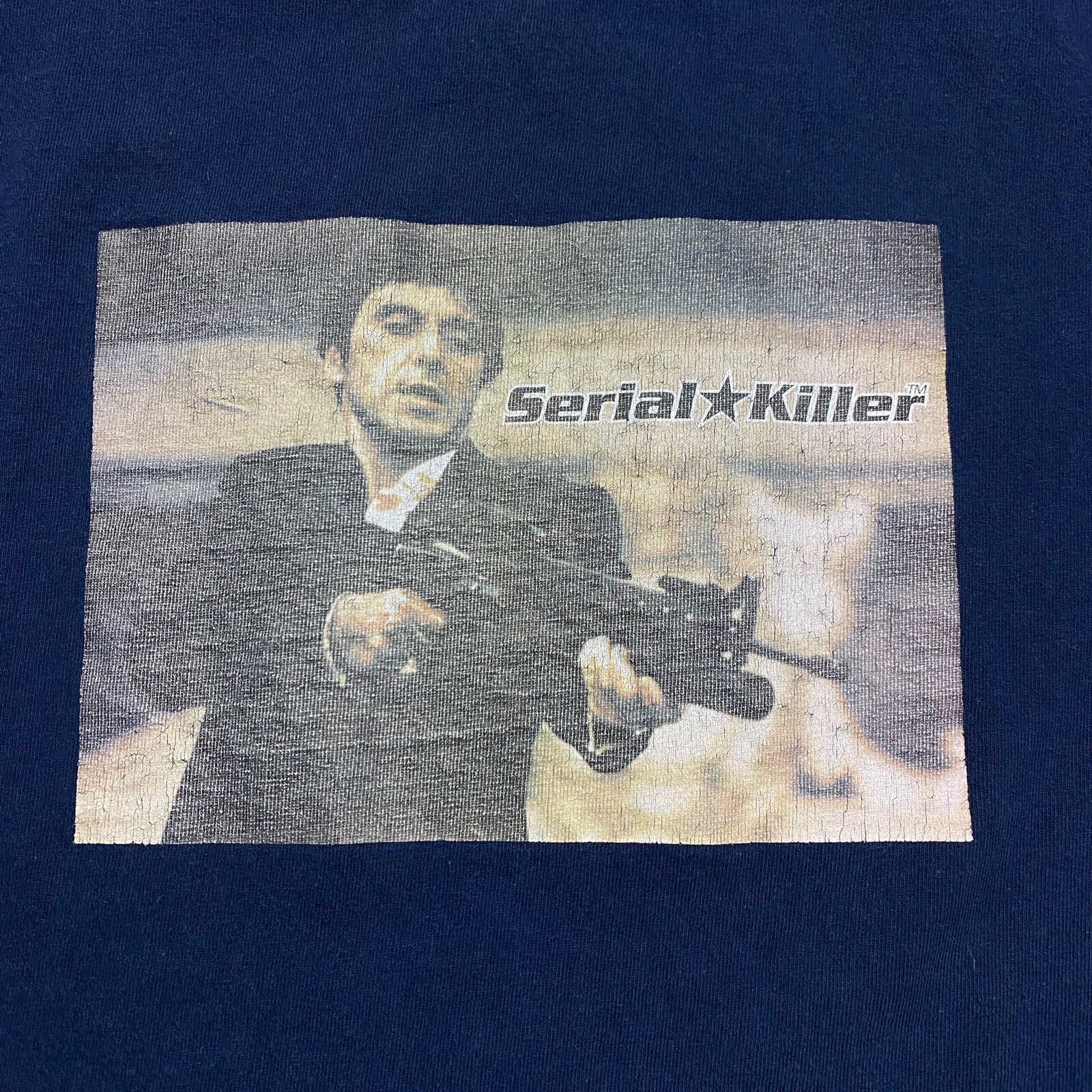 Vintage Serial Killer Brand Shirt Size Large Scarface… - Gem