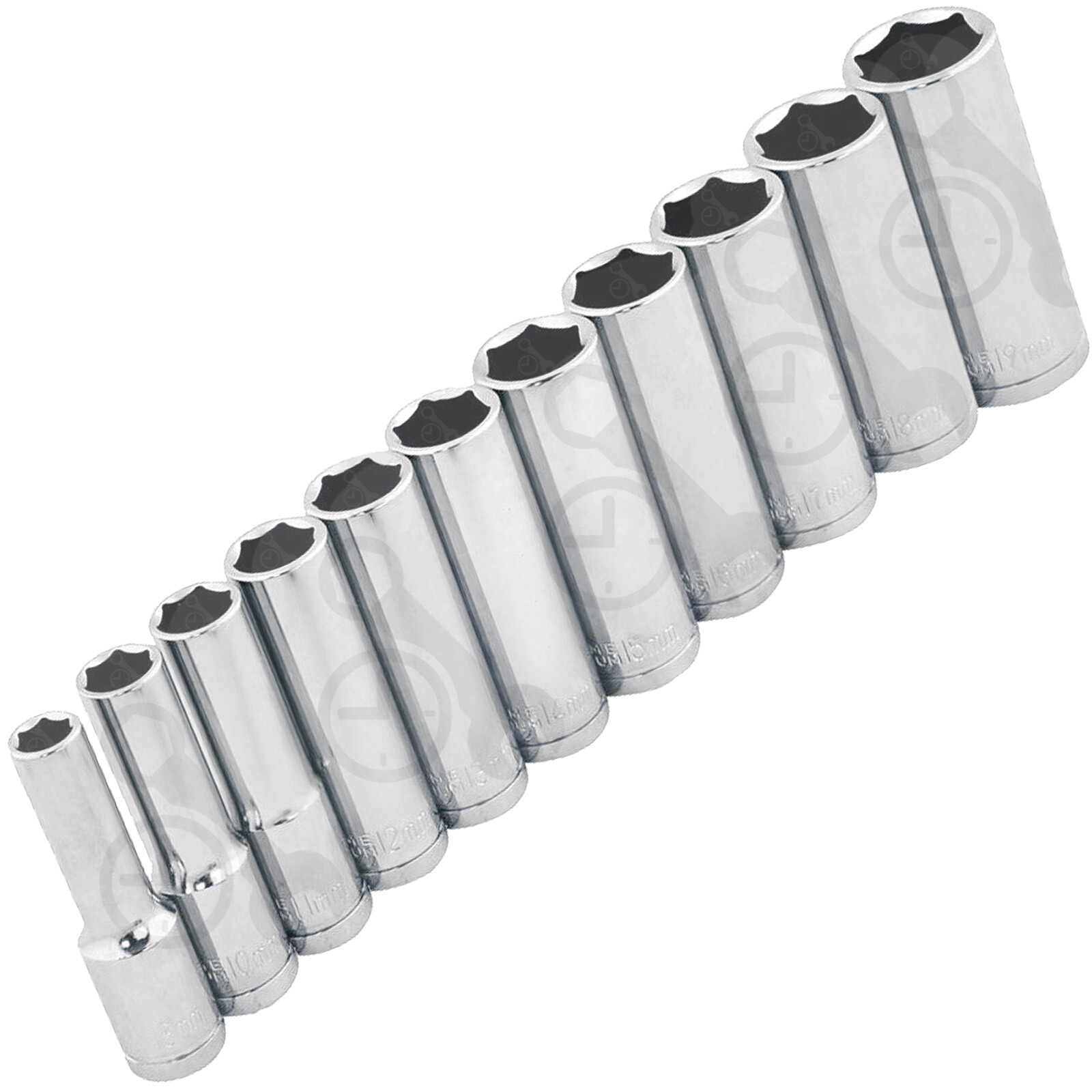 Long Reach DEEP SOCKET set 3/8 Dr 6 Point Metric Deep Hex Sockets on ...
