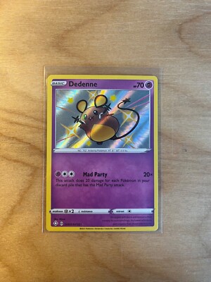 Shiny Dedenne SV051/SV122 Ultra Rare Shining Fates Pokemon TCG Near ...
