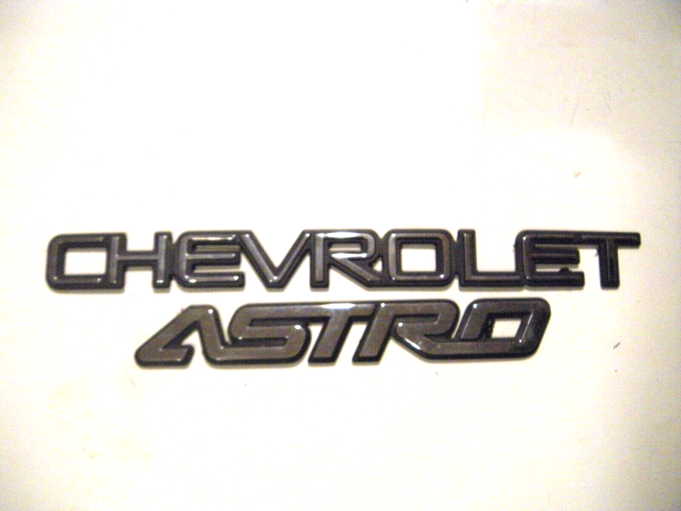Chevy Astro Van CHEVROLET ASTRO Rear Emblem Set 96-05 | eBay