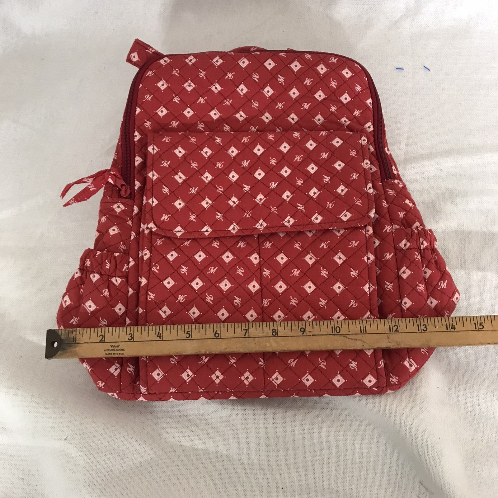 Ms. Millie Quilted Backpack Purse Diaper Bag Red Quil… - Gem
