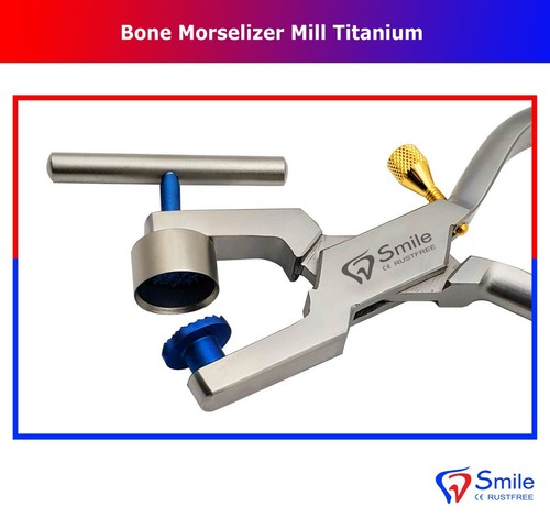 Bone Morselizer Bone Mill Crusher With Titanium Plates Dental Implant ...