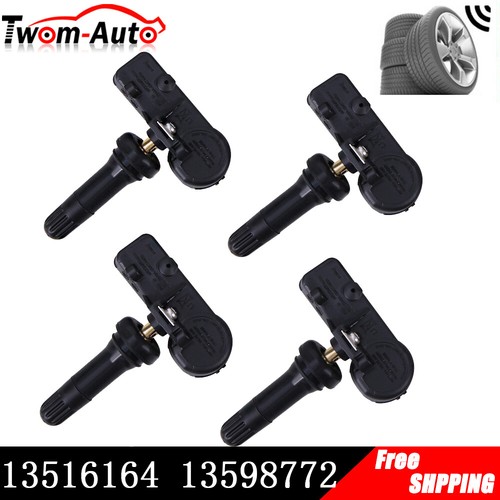 For GM TPMS 13586335 Tire Pressure Sensor For Chevy GMC Buick Set of (4 ...