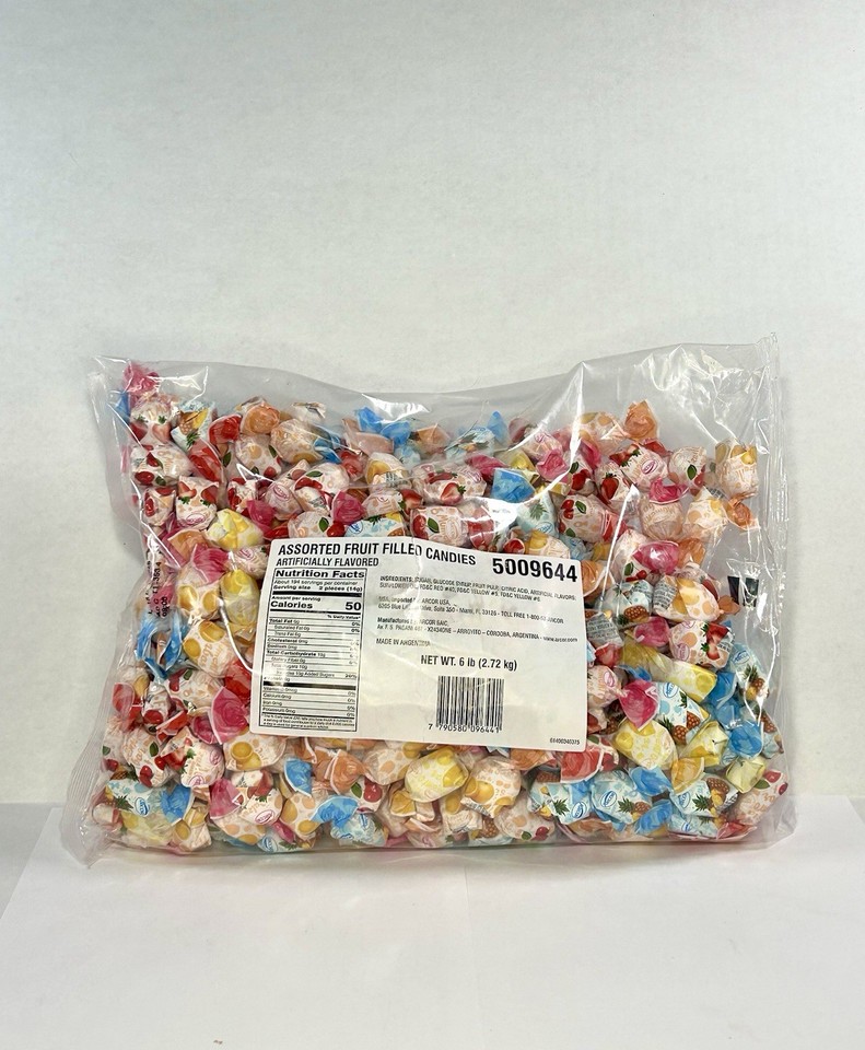 Arcor Assorted Fruit Filled Bon Bons Bulk Hard Candy 1LB 2LB 3LB 5LB ...