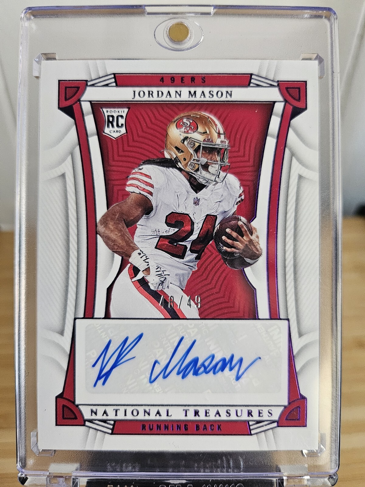 2022 Panini National Treasures - Rookie Signatures Purple #106 Jordan ...