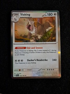 Pokémon TCG Slaking Scarlet & Violet - Paldea Evolved 162/193 Holo Holo ...
