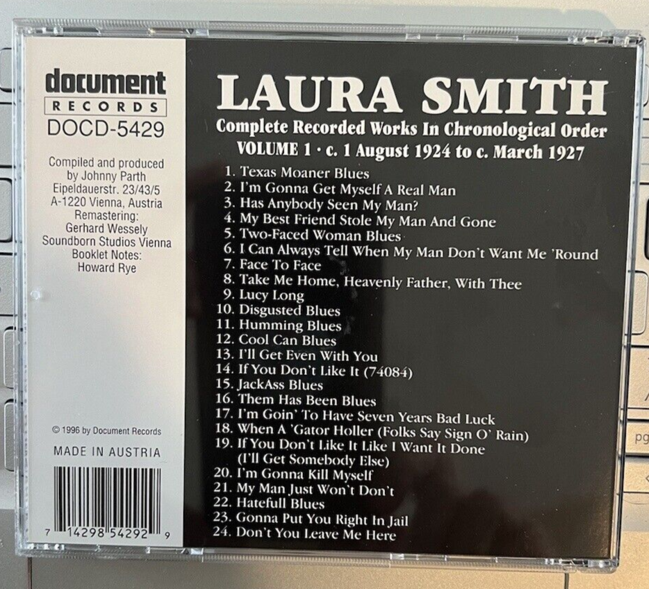 The Complete Recorded Works Of Laura Smith, Vol. 1 (1924-1927) (CD ...