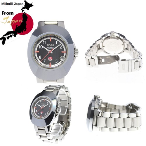 Good RADO R12637153 658.0636.3 Black Dial 38mm Automatic Watch Used JP ...