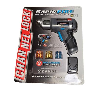 NEW Channel lock Rapid Fire Quick Load Power Screwdriver | eBay