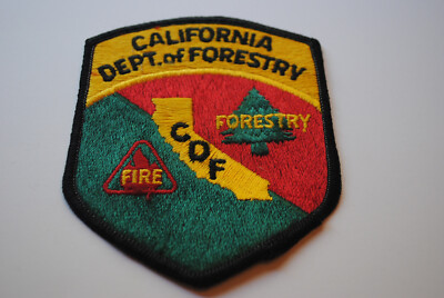 California Department of Forestry Shoulder patch | eBay