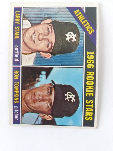 1966 Topps - 1966 Rookie Stars #107 Ron Tompkins, Larry Stahl Kansas ...