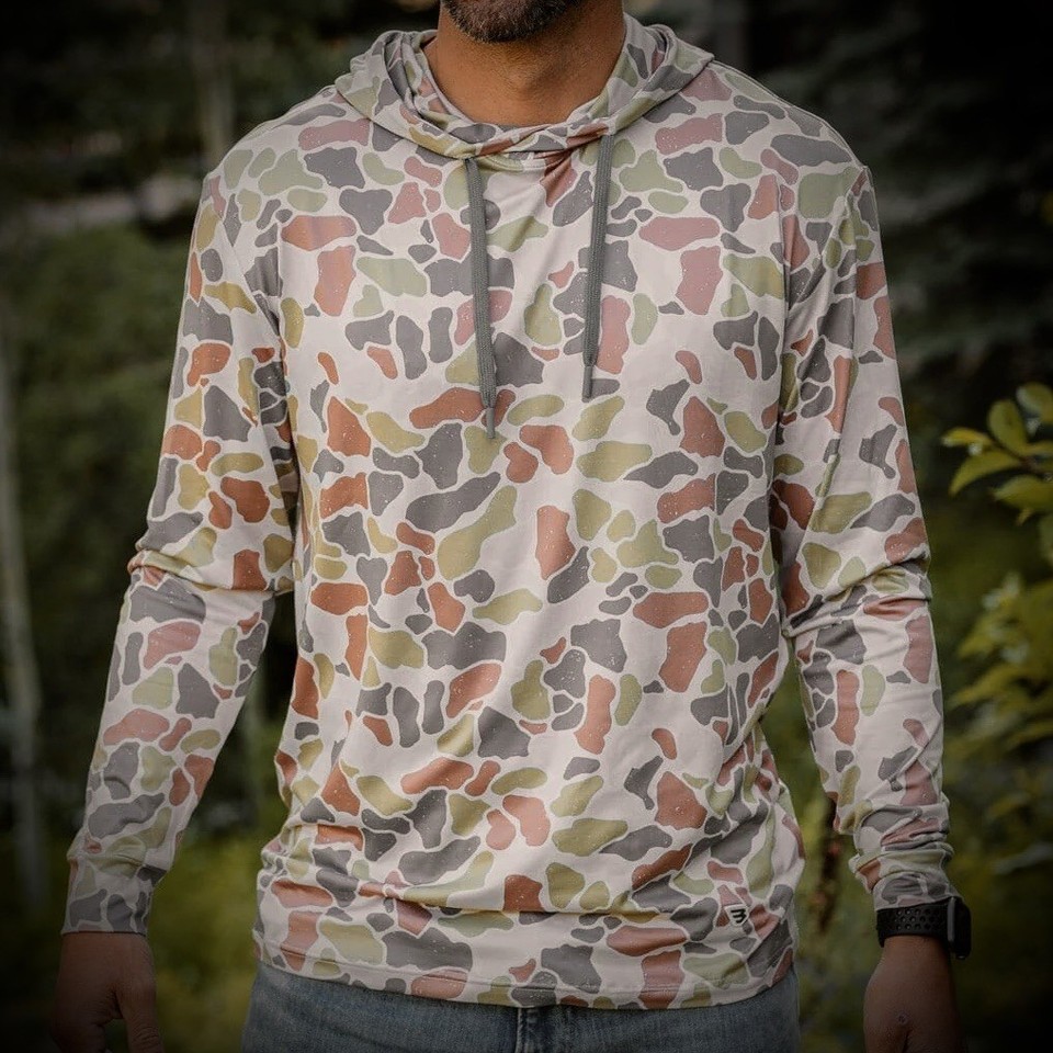 Burlebo Men’s Performance Hoodie – Lightweight XXL, Driftwood Camo | eBay