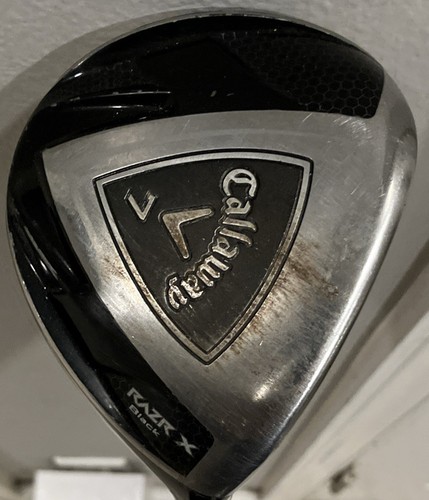 CALLAWAY RAZR X BLACK 7 WOOD - CALLAWAY W55G "A" SENIOR FLEX GRAPHITE SHAFT | eBay