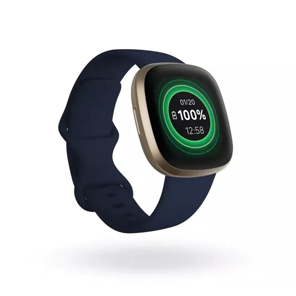 Fitbit Versa 3 Health and Fitness Tracker Heart Rate Monitor Smartwatch ...