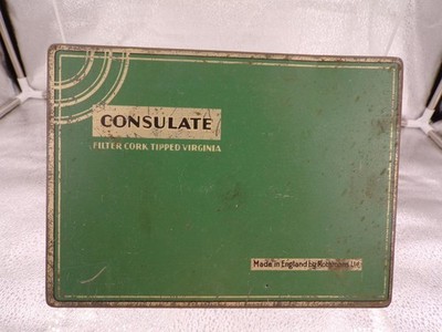 Consulate Filter Cork Tipped Virginia Cigarette tin tobacco G71 | eBay UK