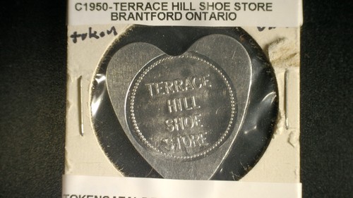 TERRACE HILL SHOE STORE (STAN THE SHOE MAN) SHOE TOKEN 5 CENTS ...