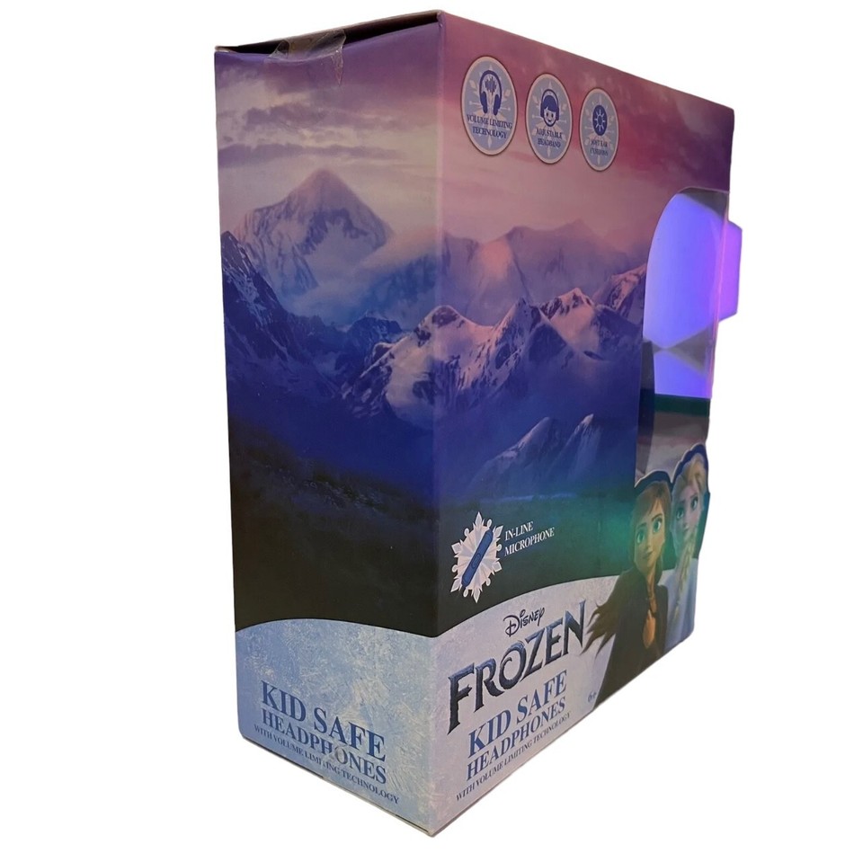 Disney - Frozen - Kid Safe Wired Headphones - In Line Microphone | eBay