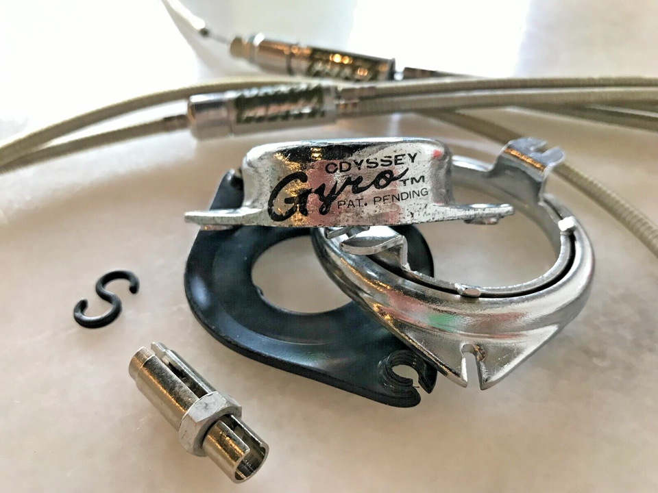 NOS Odyssey Gen 1 Gyro Detangler Cables Set Chrome Old School BMX ...