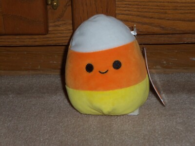 Squishmallow CANNON THE CANDY CORN 5 inch - NWT Kellytoy Halloween 2023 ...