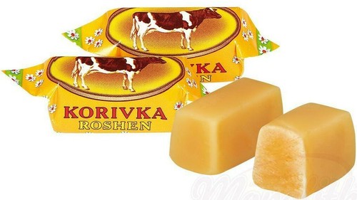 7,60 Eur/kg) Roshen Ukraine Pralinen Korivka Korovka Korowka 1 kg ...